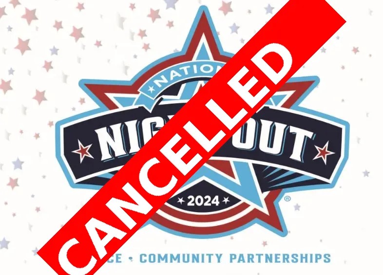 National Night Out event cancelled due to potential severe weather ...